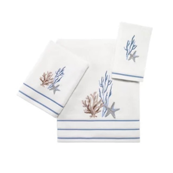 Avanti | Bath | New 3 Piece Avanti Coastal Towel Set | Poshmark